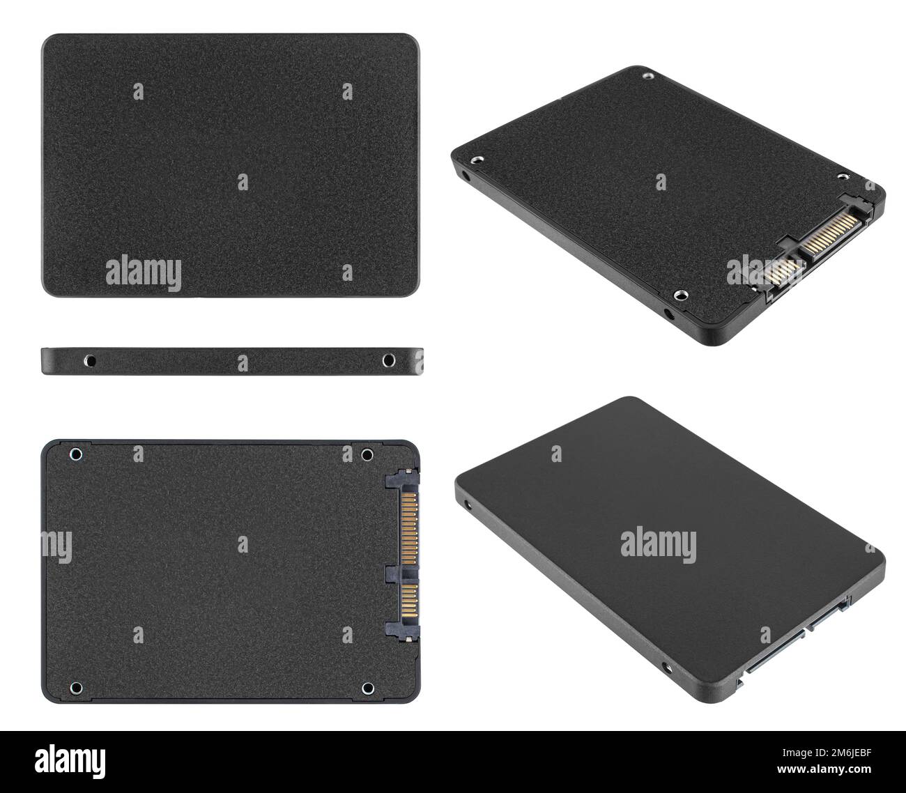 solid-state SSD drive, on a white background in isolation Stock Photo ...