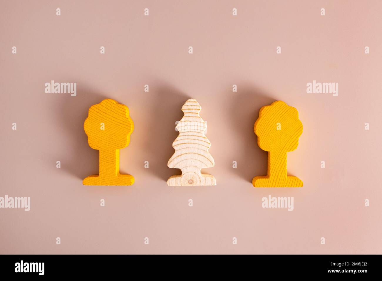 Children's toys of tree shapes for creativity and skills development ...