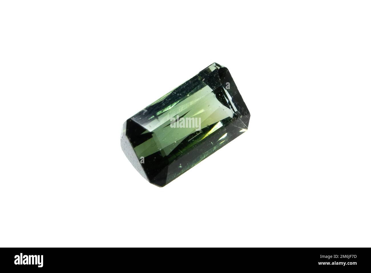 Natural beautiful stone tourmaline on white background Stock Photo - Alamy