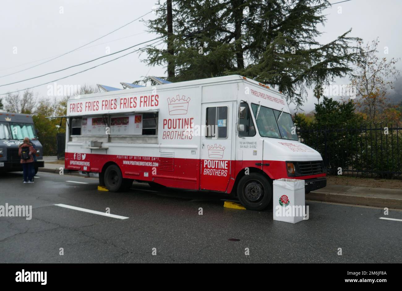 Pasadena, California, USA 3rd January 2023 Food Truck at Floatfest ...