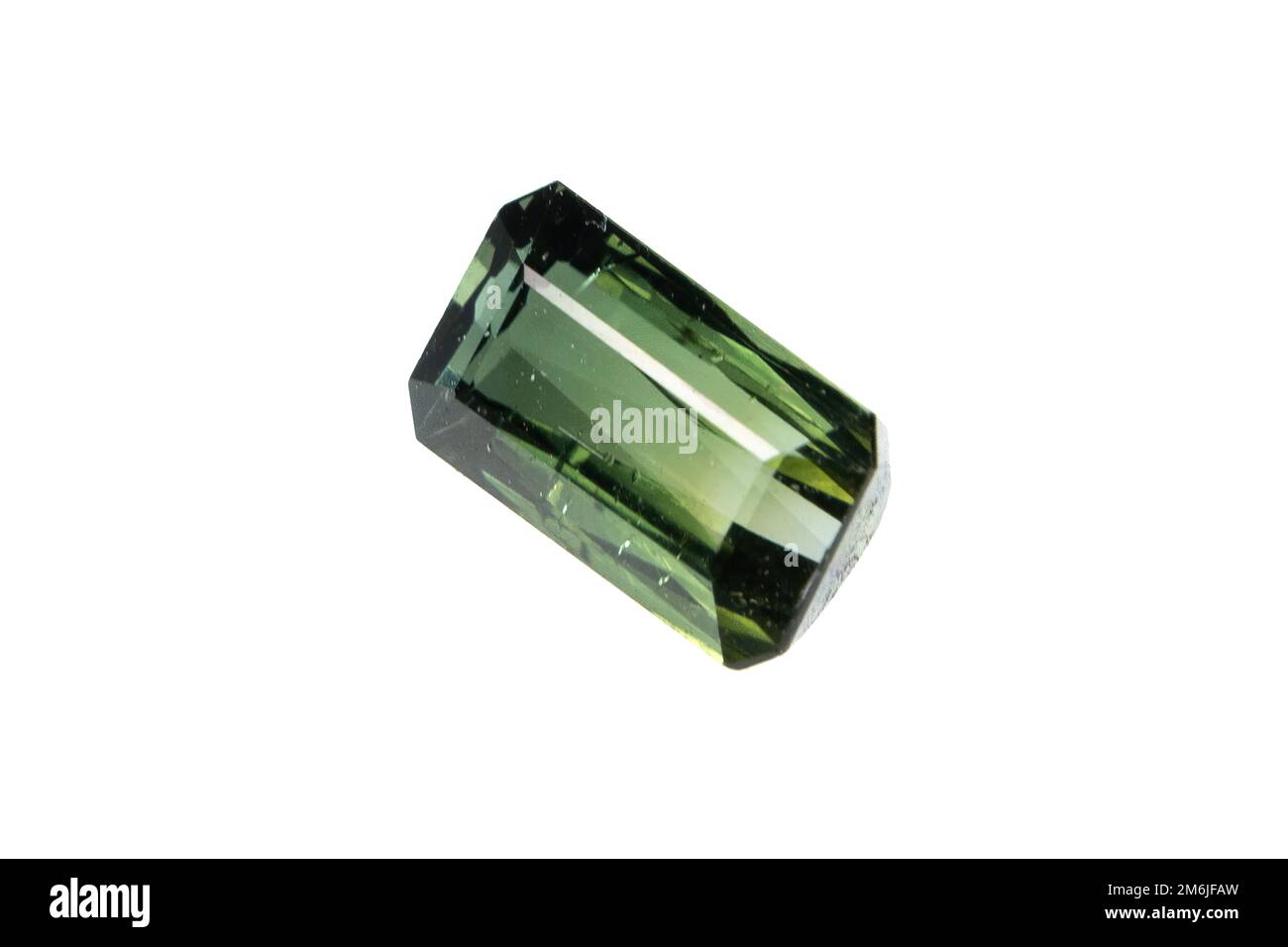 Natural beautiful stone tourmaline on white background Stock Photo - Alamy