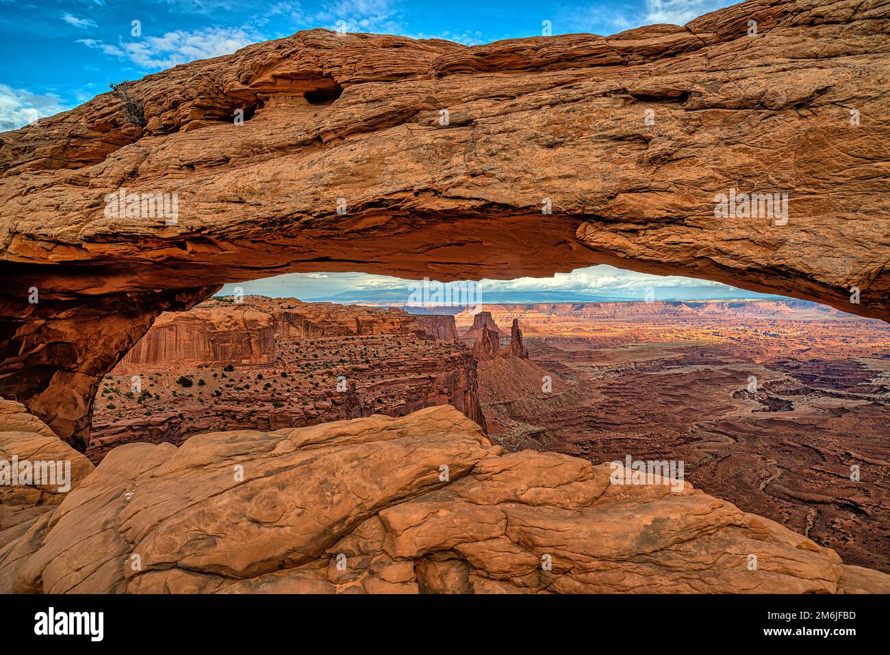 Mesa Arch,in Canyonlands National Park in northern San Juan County ...