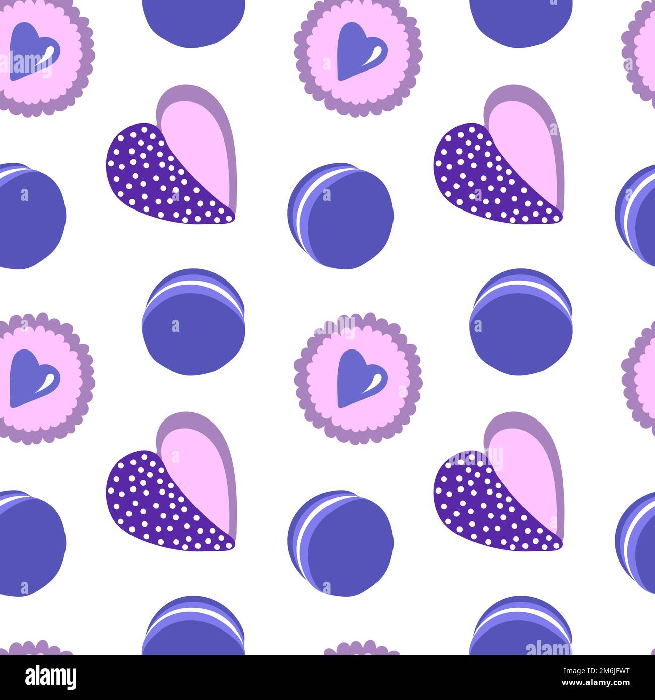 Fantastic pink, purple and violet pattern Stock Vector Image & Art - Alamy
