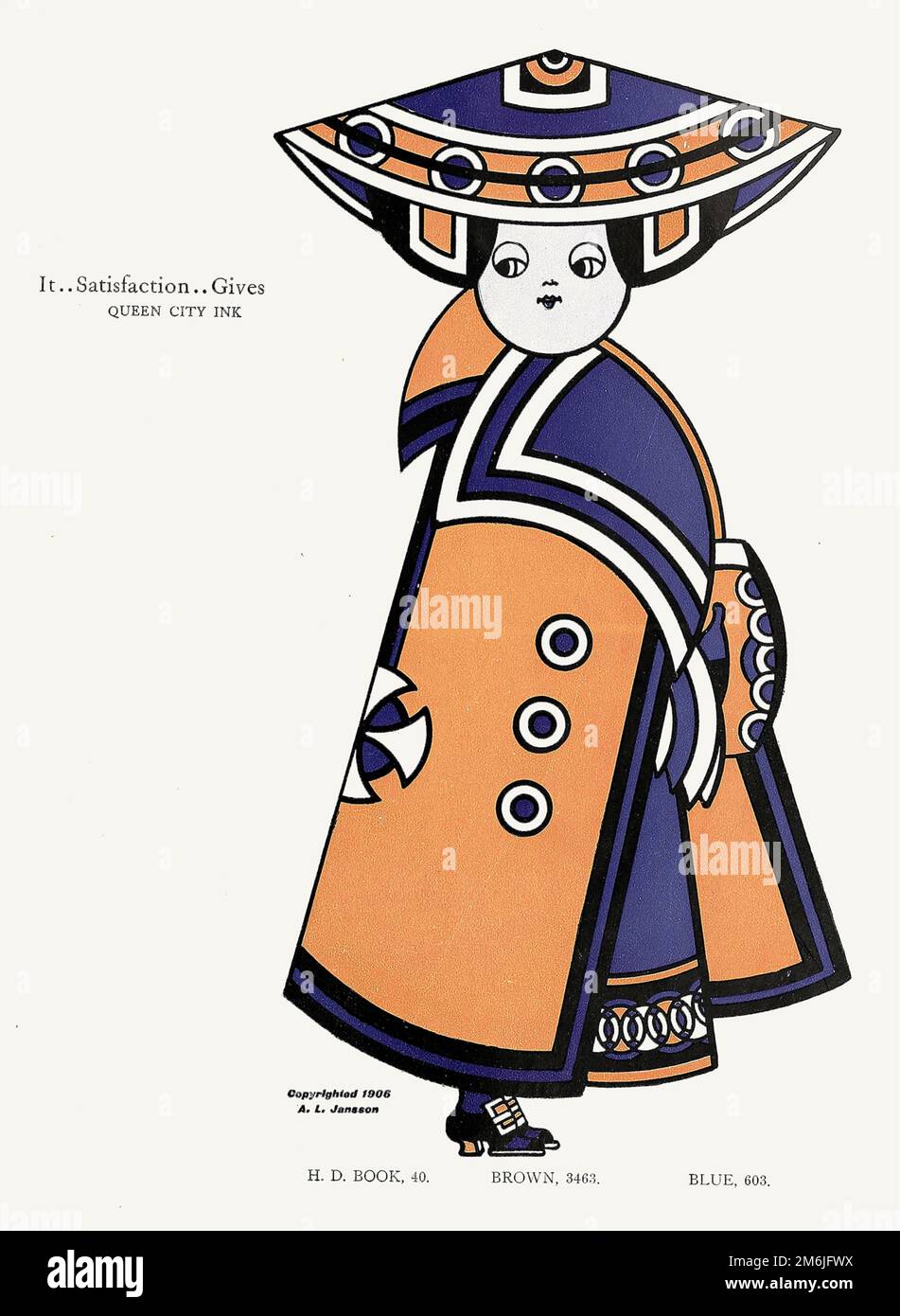 American art deco - Printing Ink Posters Stock Photo - Alamy