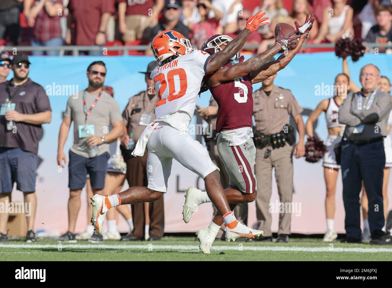Tampa FL USA; Mississippi State Bulldogs wide receiver Lideatrick ...