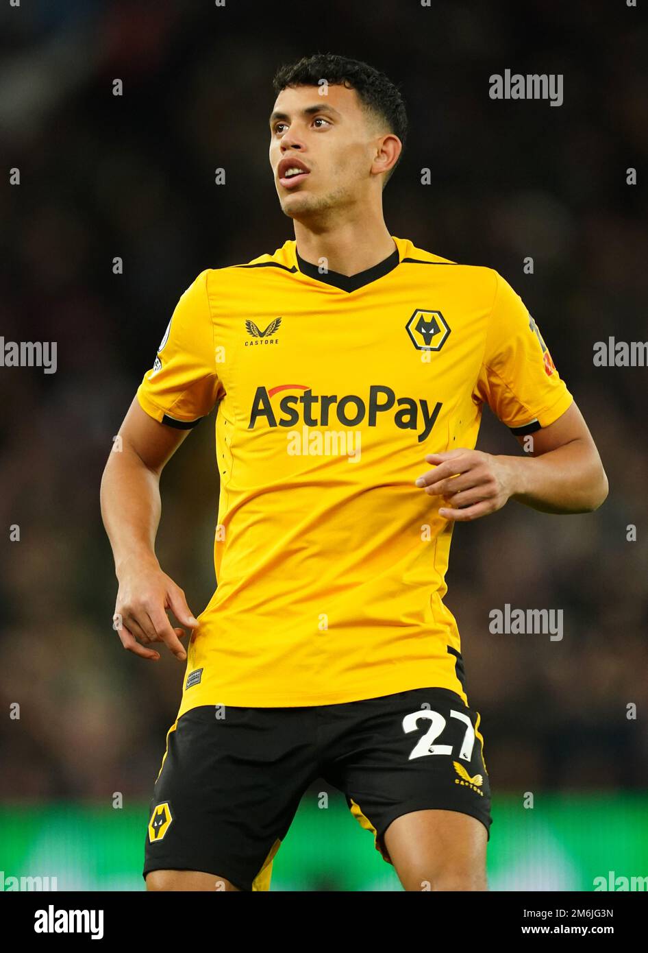 Wolverhampton Wanderers' Matheus Nunes during the Premier League match ...