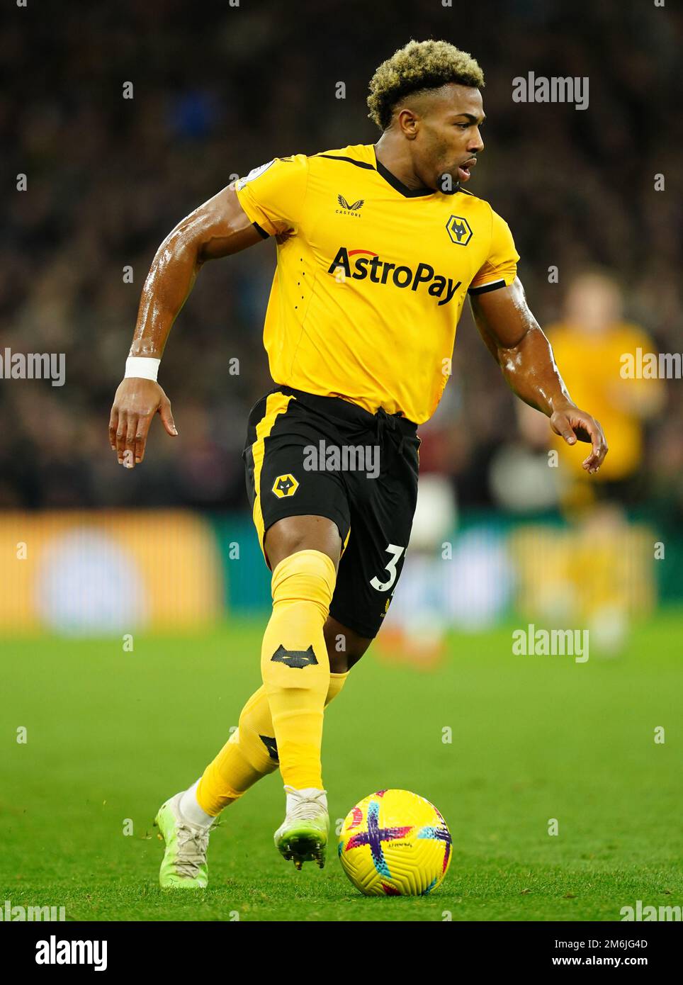 Wolverhampton Wanderers' Adama Traore during the Premier League match ...