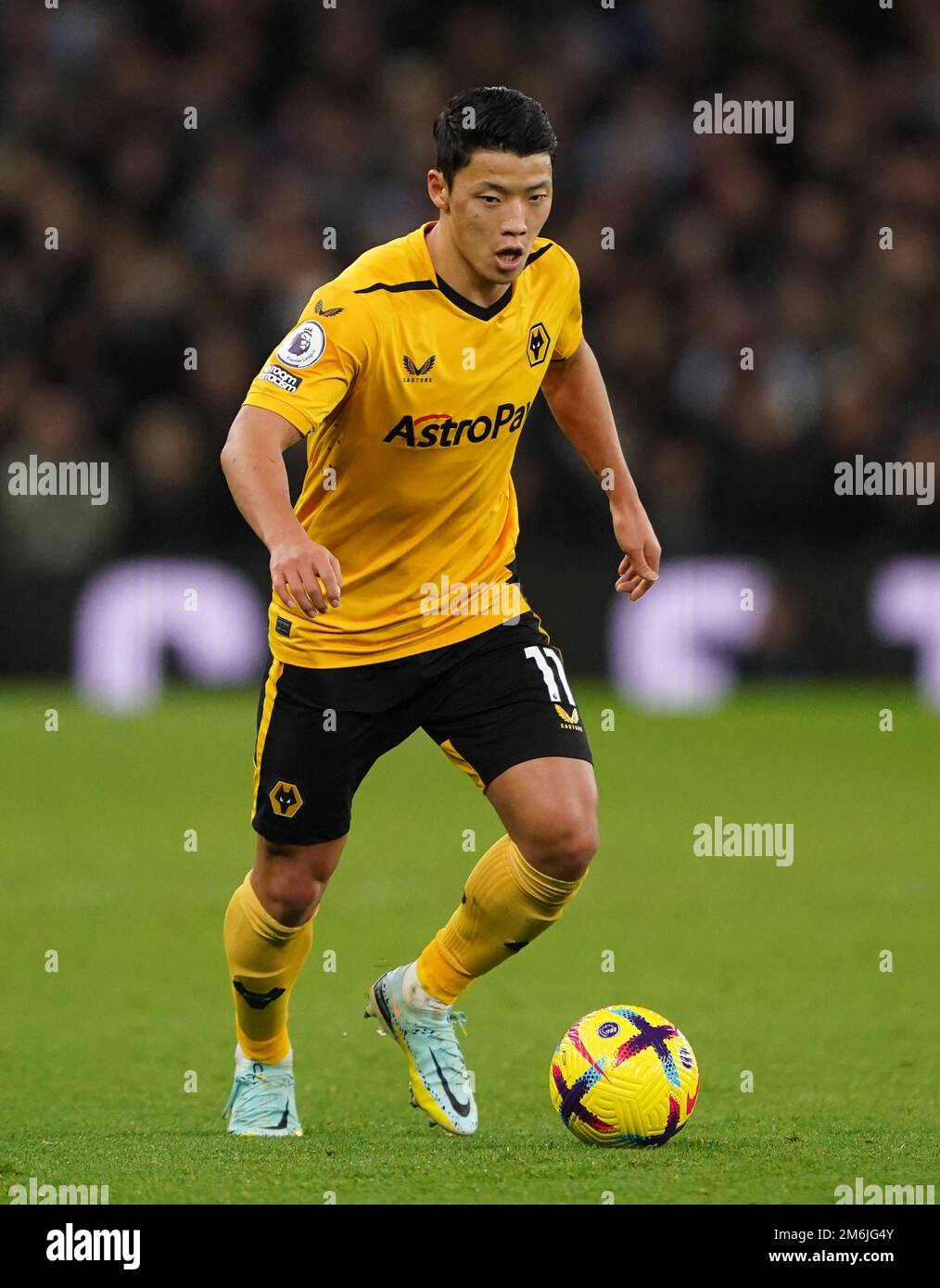 Wolverhampton Wanderers' Hwang Hee-chan during the Premier League match ...