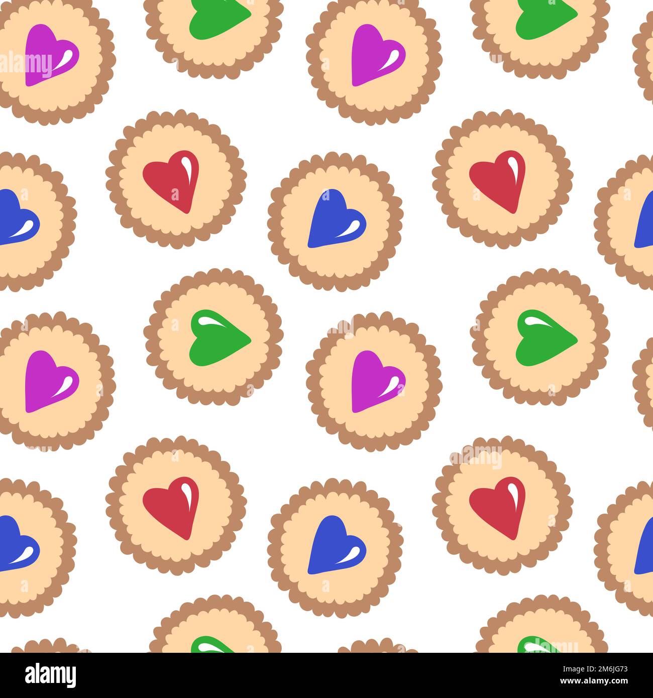 Vector coloured cookies Stock Vector Image & Art - Alamy