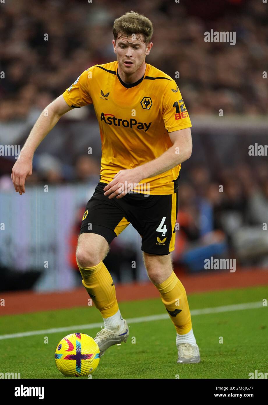 Wolverhampton Wanderers' Nathan Collins during the Premier League match ...