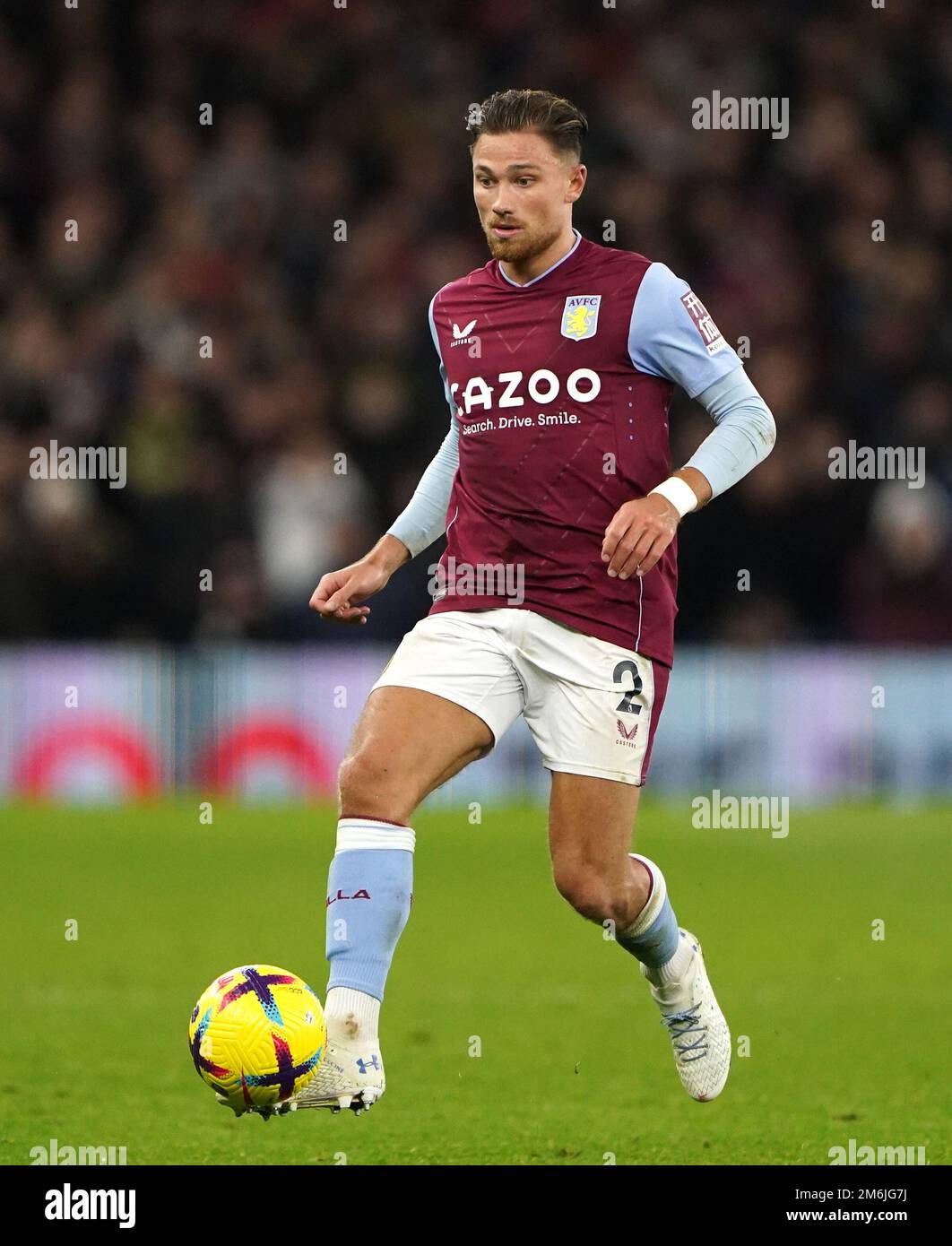 Aston Villa's Matty Cash during the Premier League match at Ashton Gate ...