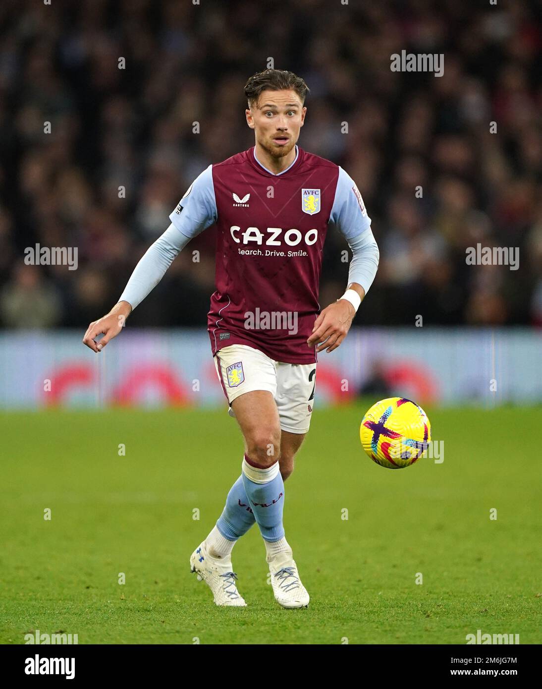 Aston Villa's Matty Cash during the Premier League match at Ashton Gate ...