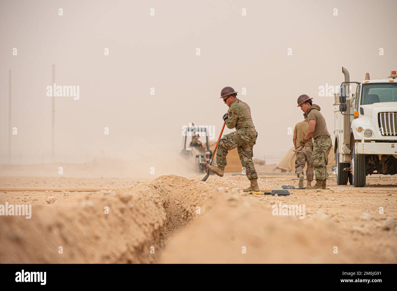 U.S. Air Force Master Sgt. Matthew Dry, the cable and antenna systems ...