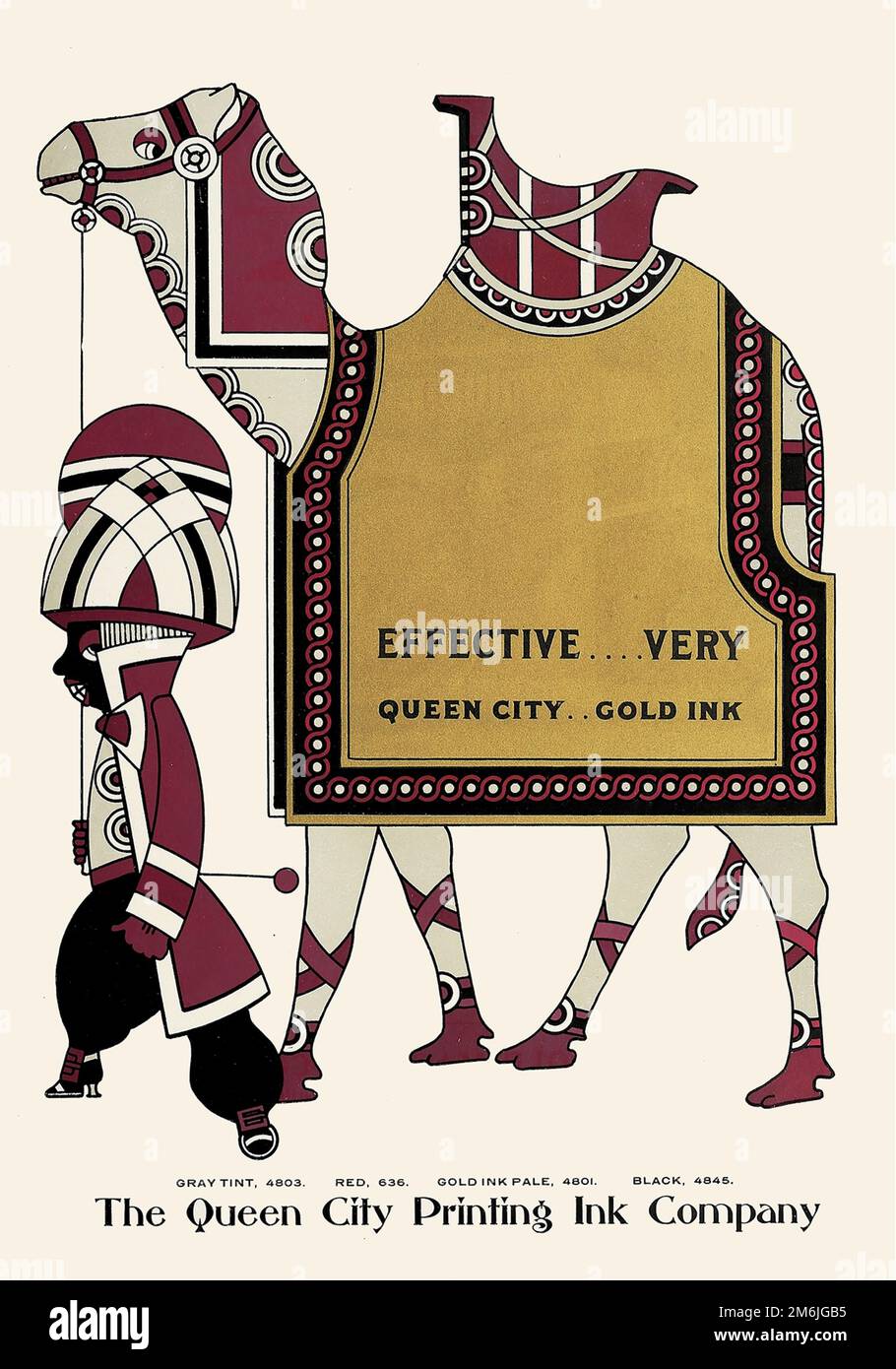 American art deco - Printing Ink Posters Stock Photo - Alamy