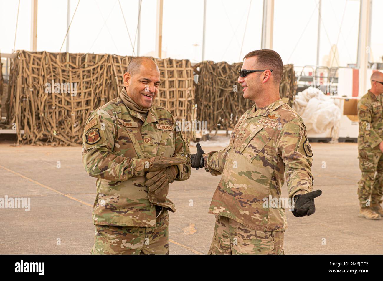 U.S. Air Force Brig. Gen. Robert Davis, commander of the 378th Air ...