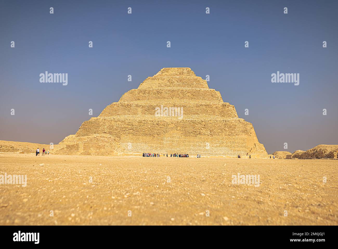 Saqqara, Egypt - November 14, 2021: Pyramid of ancient Egyptian Pharaoh ...