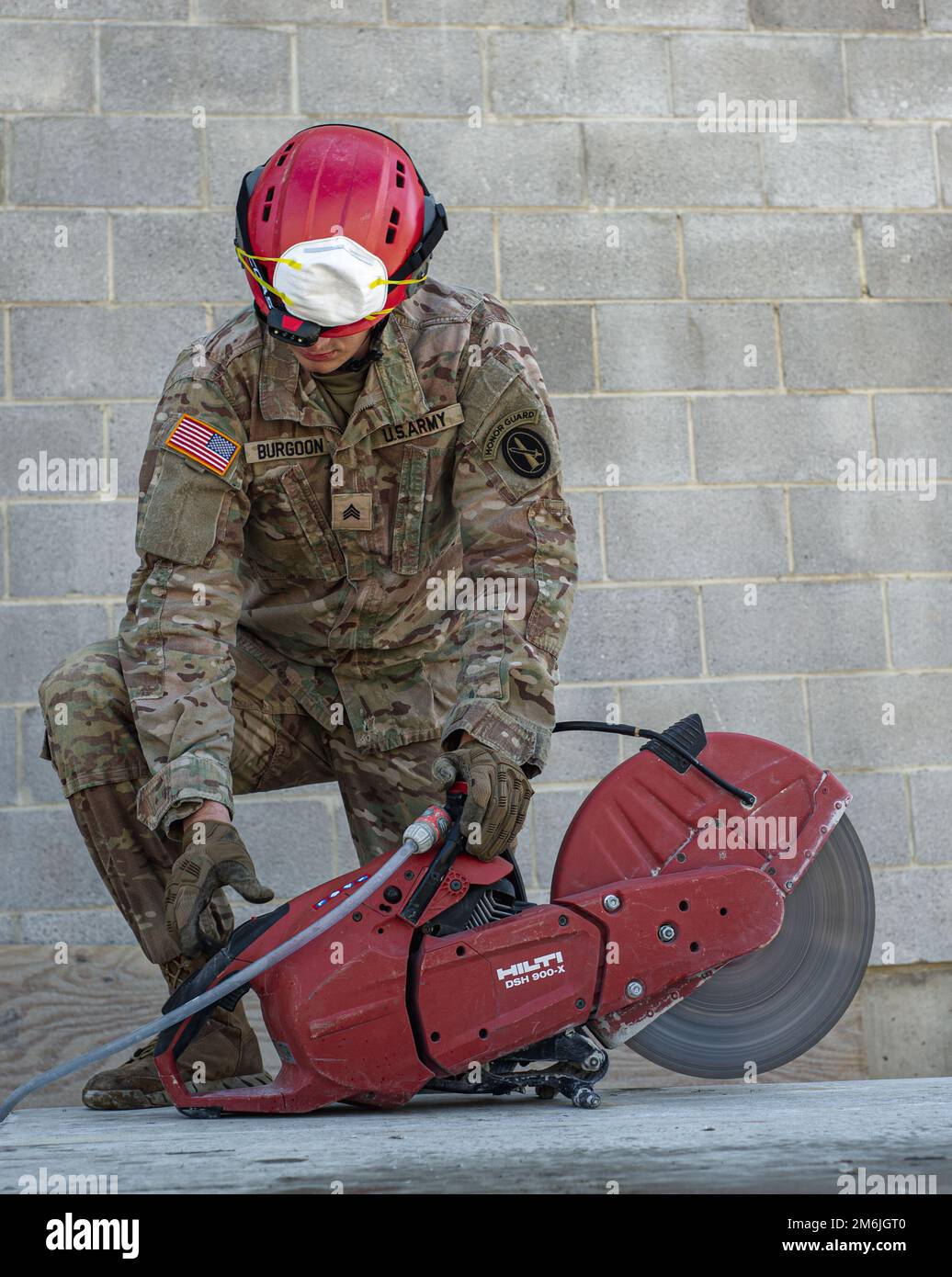 U.S. Army engineers assigned to 911th Technical Rescue Engineer Company ...