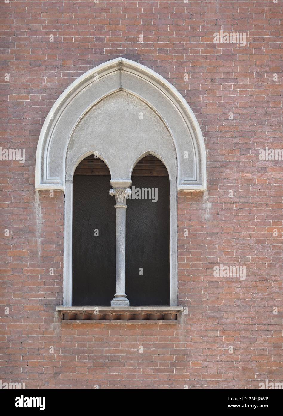 Ancient gothic window Stock Photo - Alamy