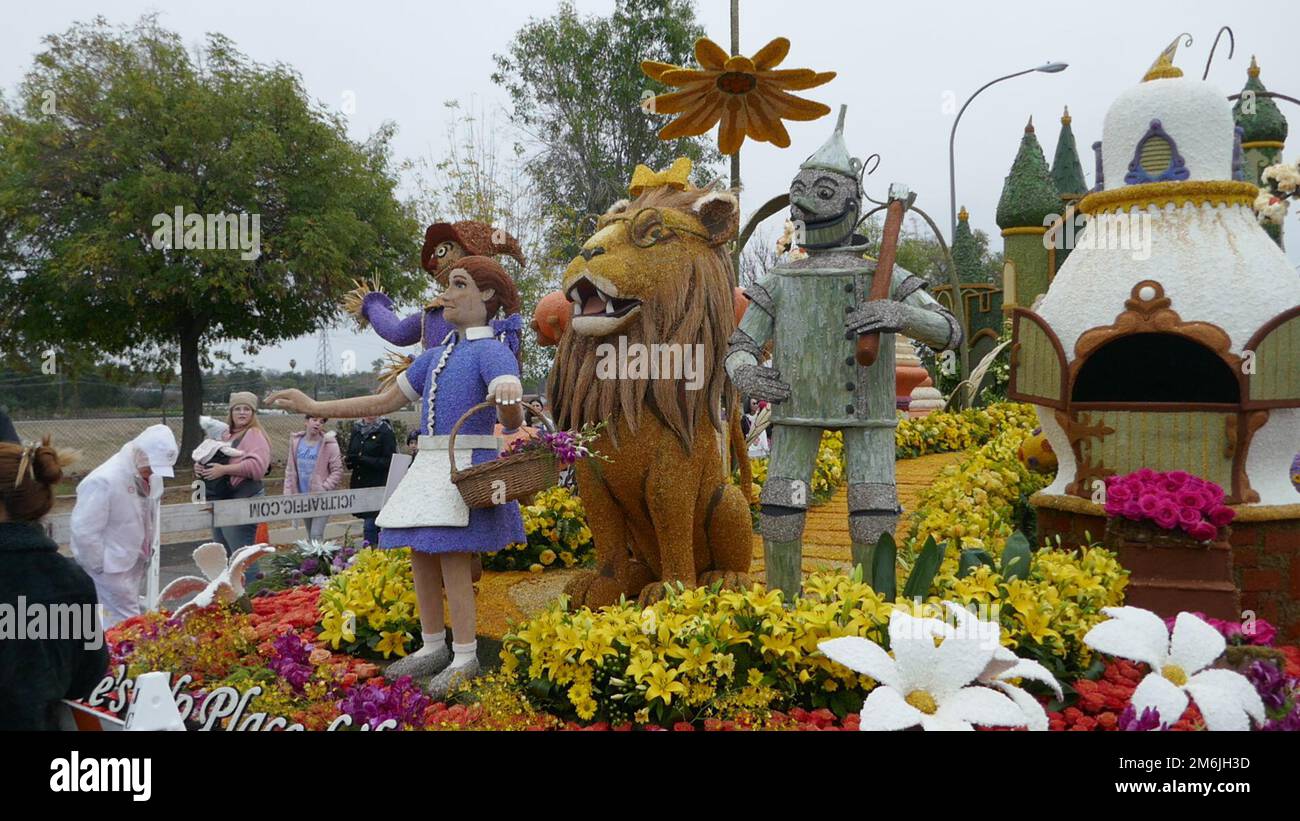 Pasadena, California, USA 3rd January 2023 The Wizard of Oz Rose Parade ...