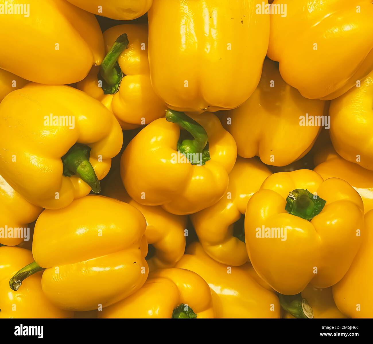 Bell peppers as healthy organic food background, fresh vegetable at ...