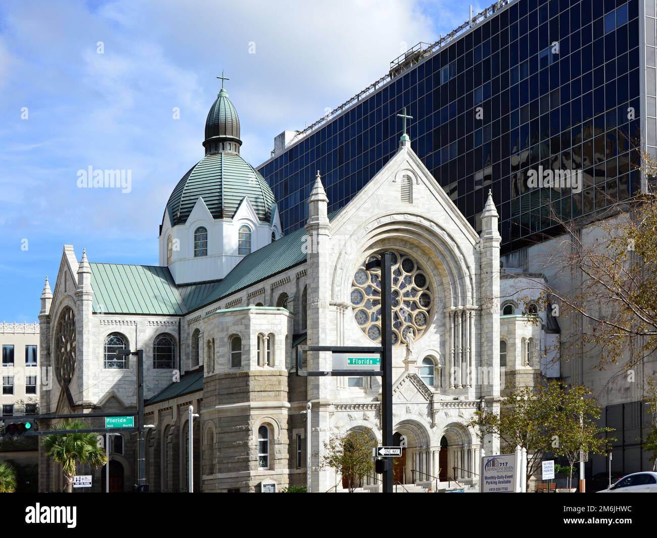 Historical Church in Downtown Tampa, Florida Stock Photo - Alamy