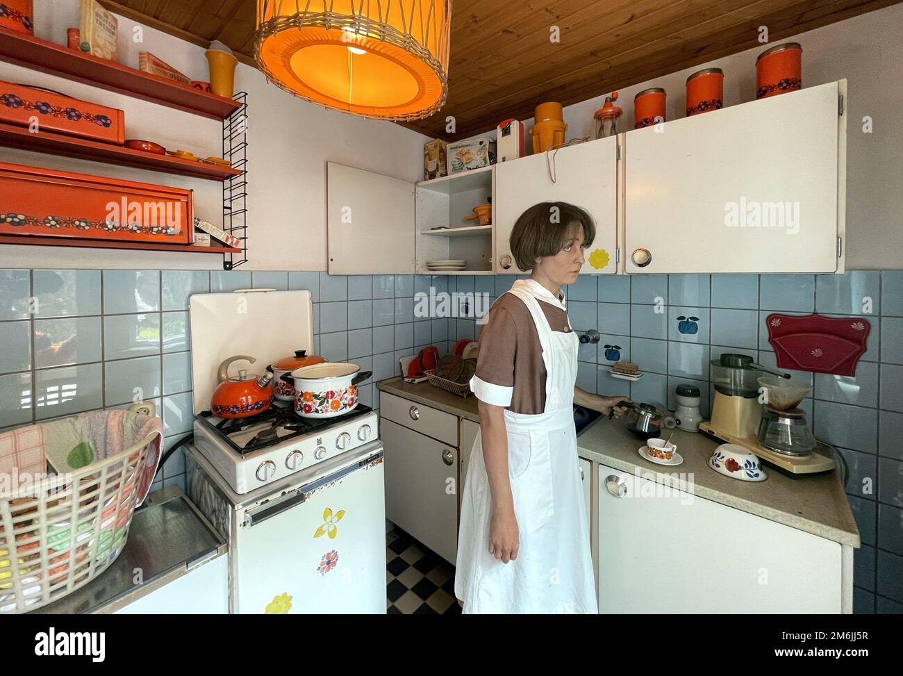 Old dutch kitchen from the 70s in amsterdam Stock Photo - Alamy