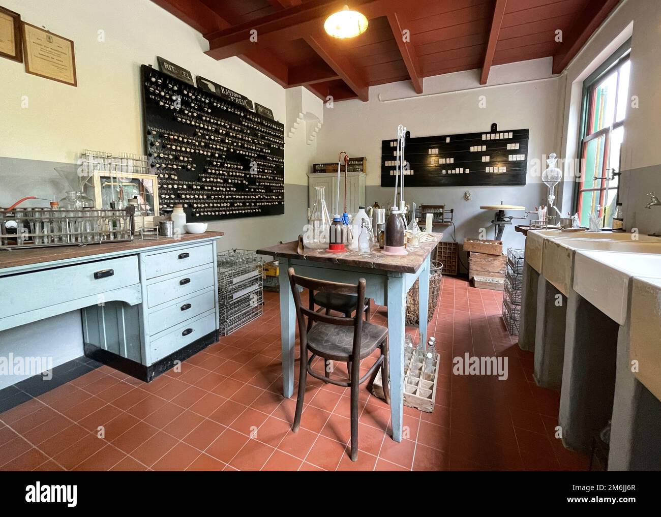 Interior of a typical old dutch village house Stock Photo - Alamy