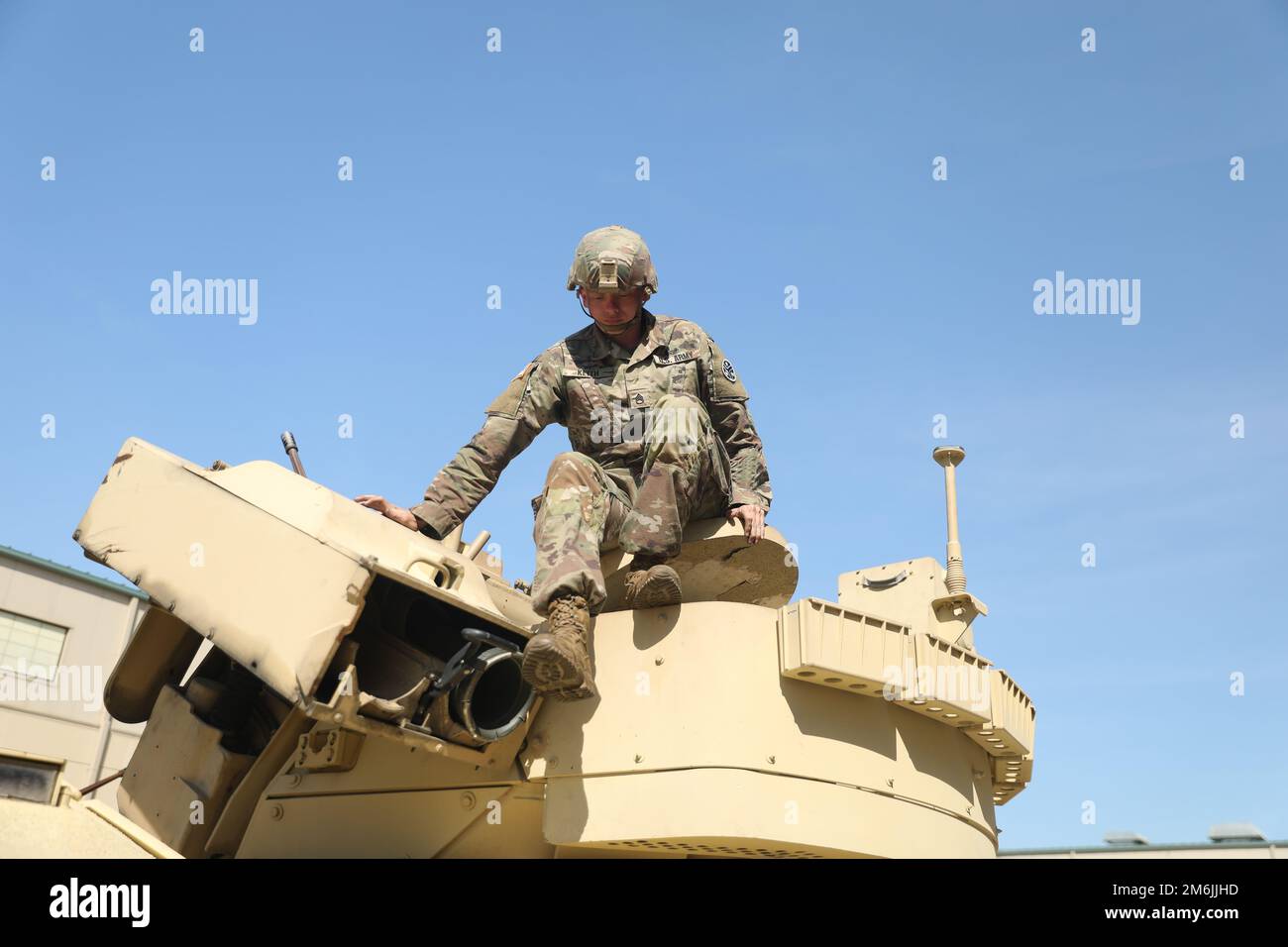 U.S. Army Staff Sgt. Robert Keith, Bradley commander, 4th Squadron ...