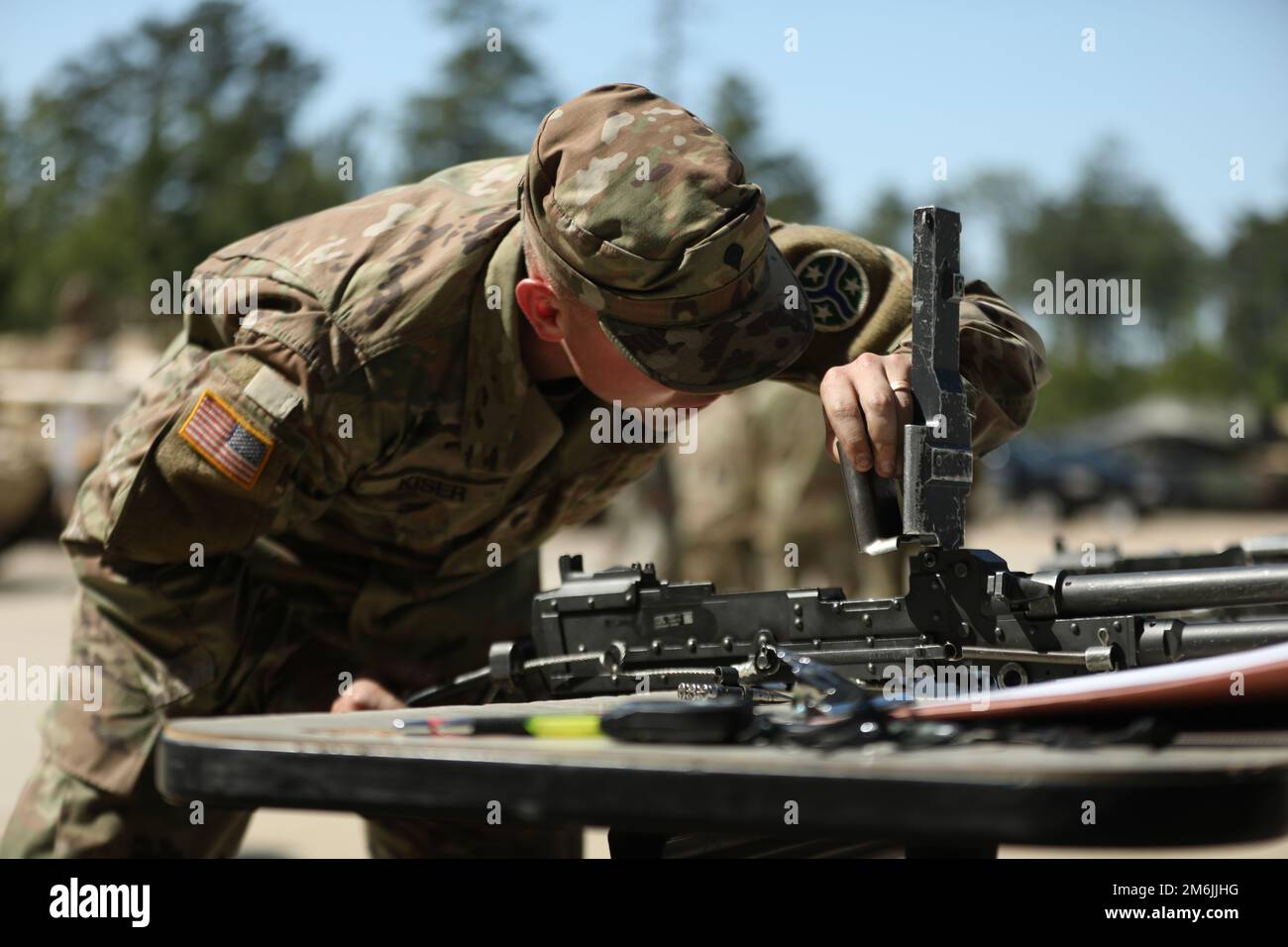 U.S. Army Spc. Devin Kiser, Bradley driver, 4th Squadron, 278th Armored ...