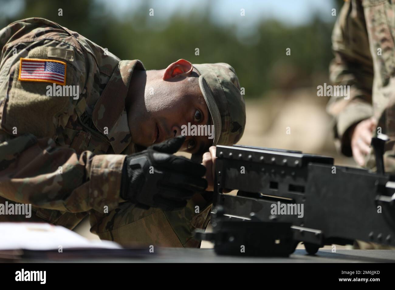 U.S. Army Sgt. Michael Ayala, tank gunner, 4th Squadron, 278th Armored ...