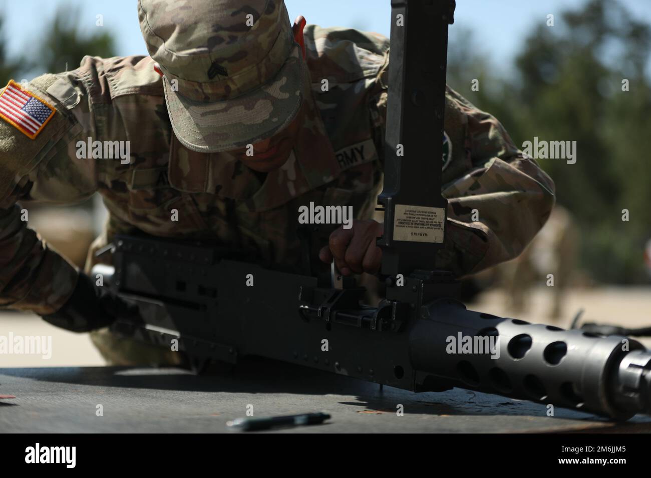 U.S. Army Sgt. Michael Ayala, tank gunner, 4th Squadron, 278th Armored ...