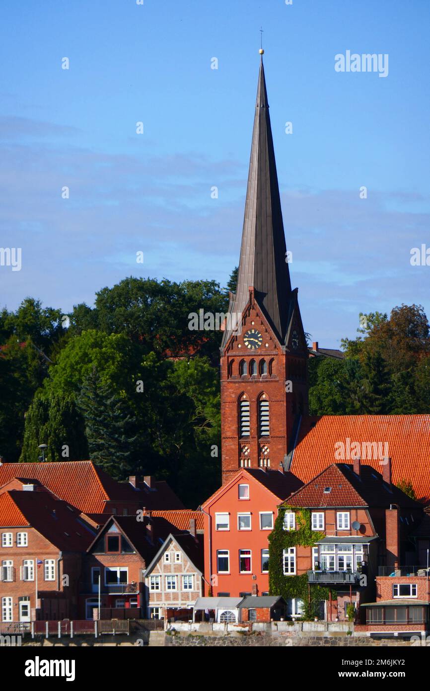 Maria Magdalenen Church in Lauenburg on the Elbe Stock Photo - Alamy