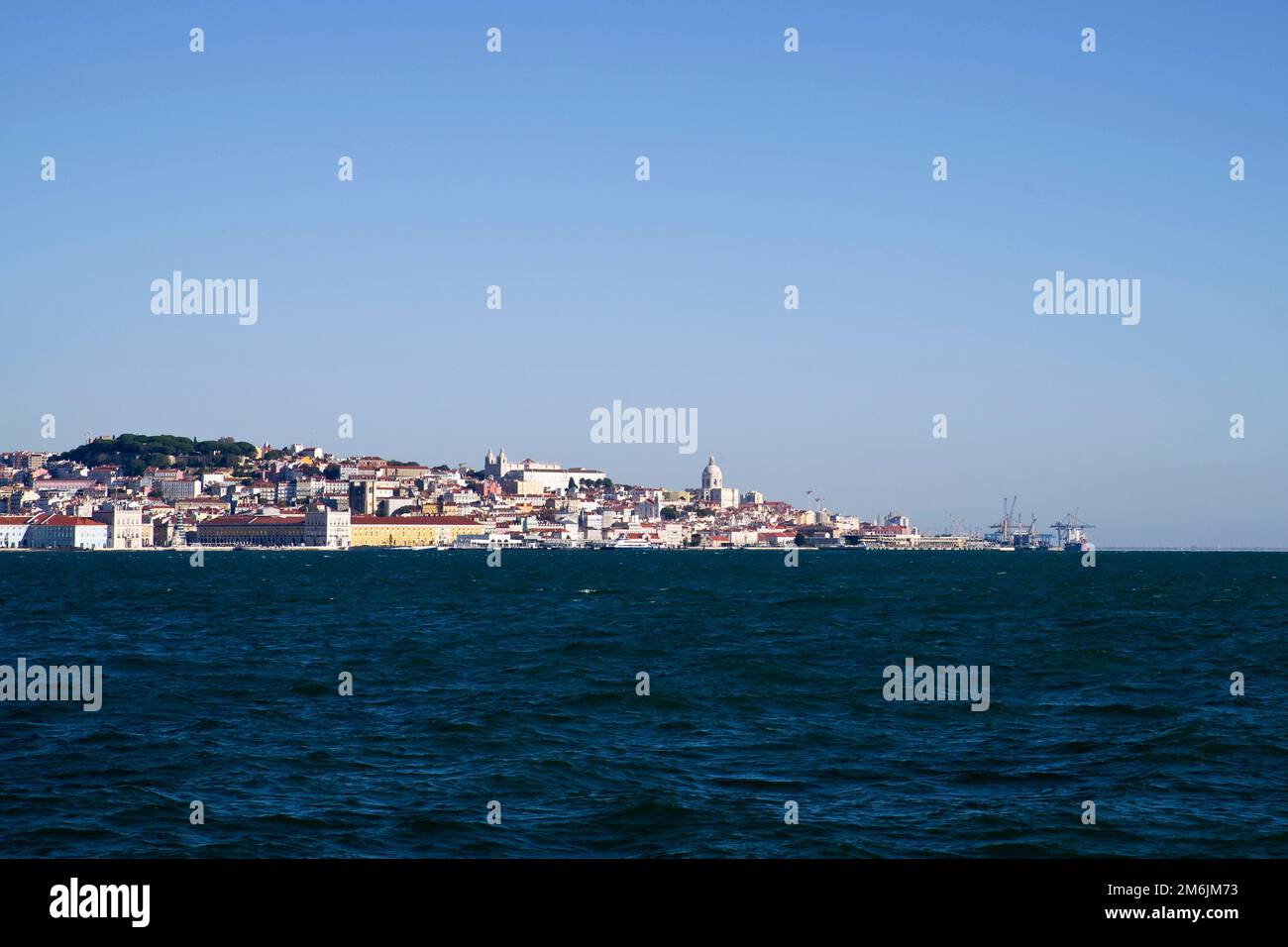 Lisbon view from Cacilhas Stock Photo - Alamy