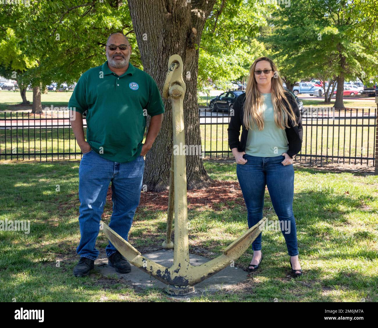 Norfolk Naval Shipyard's Code 930 Zone Manager Anthony Britton and Code ...