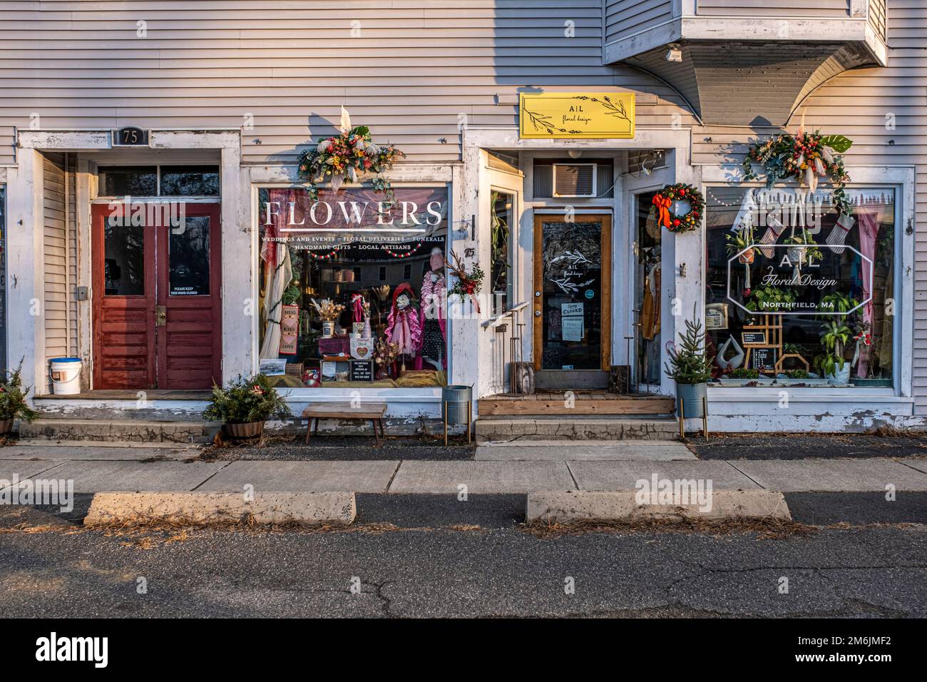 A business on Main Street in Northfield, MA Stock Photo - Alamy