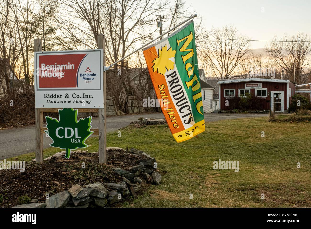 Business on Main Street in Stock Photo - Alamy