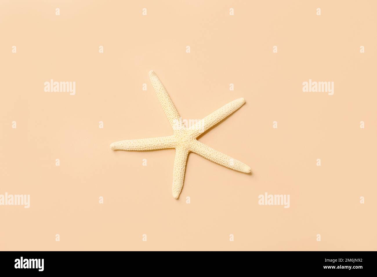 Starfish sea on beach beige background. Summer background. Decorative ...