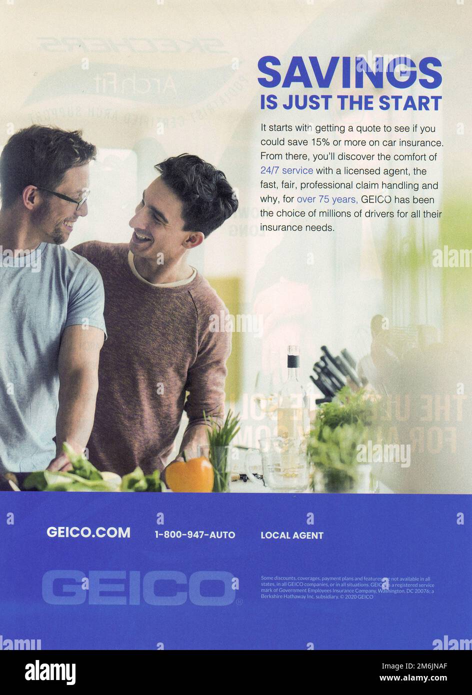 "Men's Health" January/February 2021 magazine issue advert, USA Stock ...