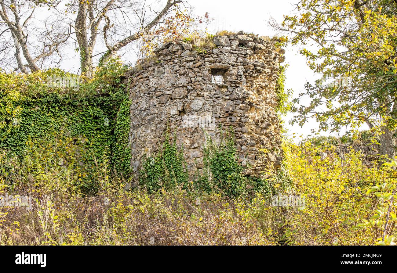Castle ruin MÃ¤gdeberg, MÃ¼hlausen-Ehingen, Hegau, Baden-Wuerttemberg ...