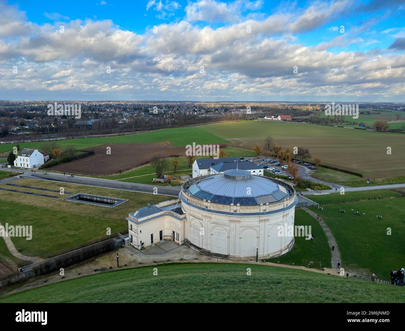 The Lion's Mound in Waterloo, Belgium Stock Photo - Alamy