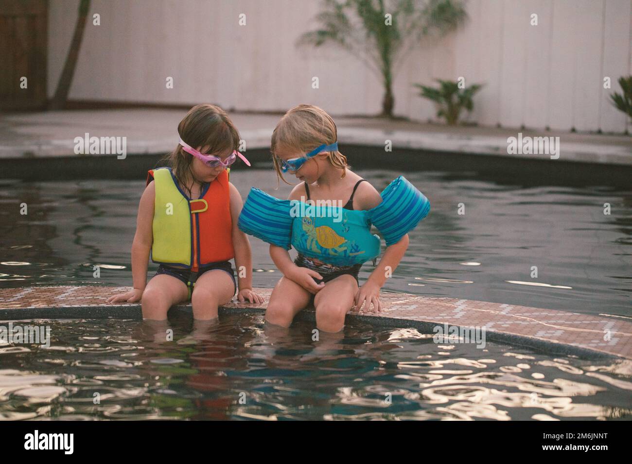 Backyard pool kids hi-res stock photography and images - Alamy