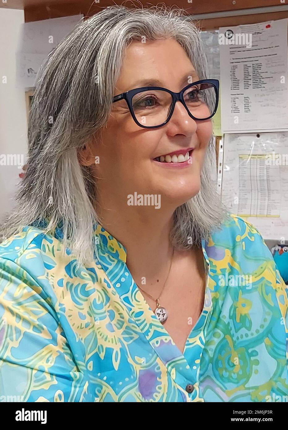 Graziella Dalle Mese is an Italian local national employee and a ...