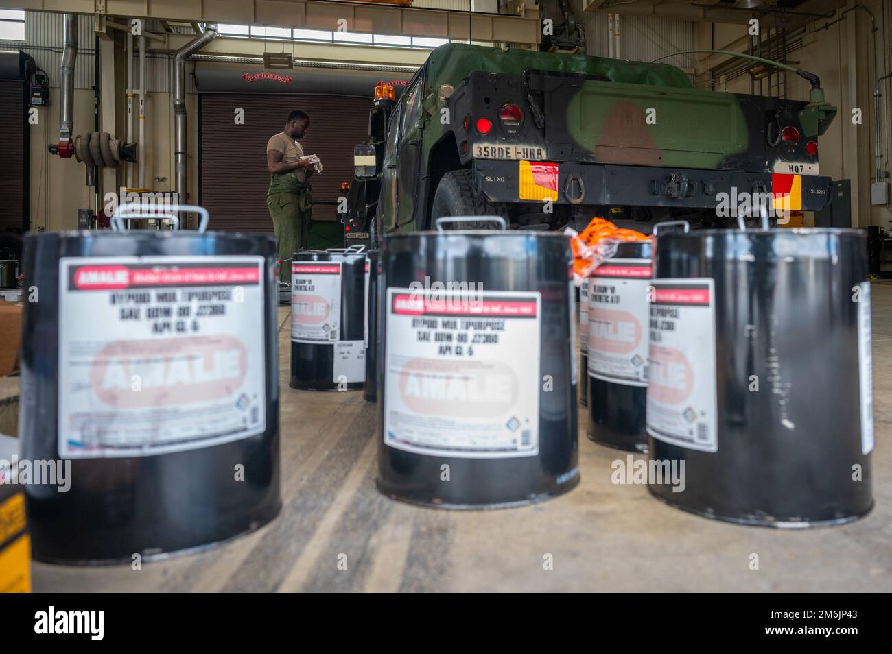 U.S. Army Specialist Darius Sims, 35th Air Defense Artillery Brigade ...