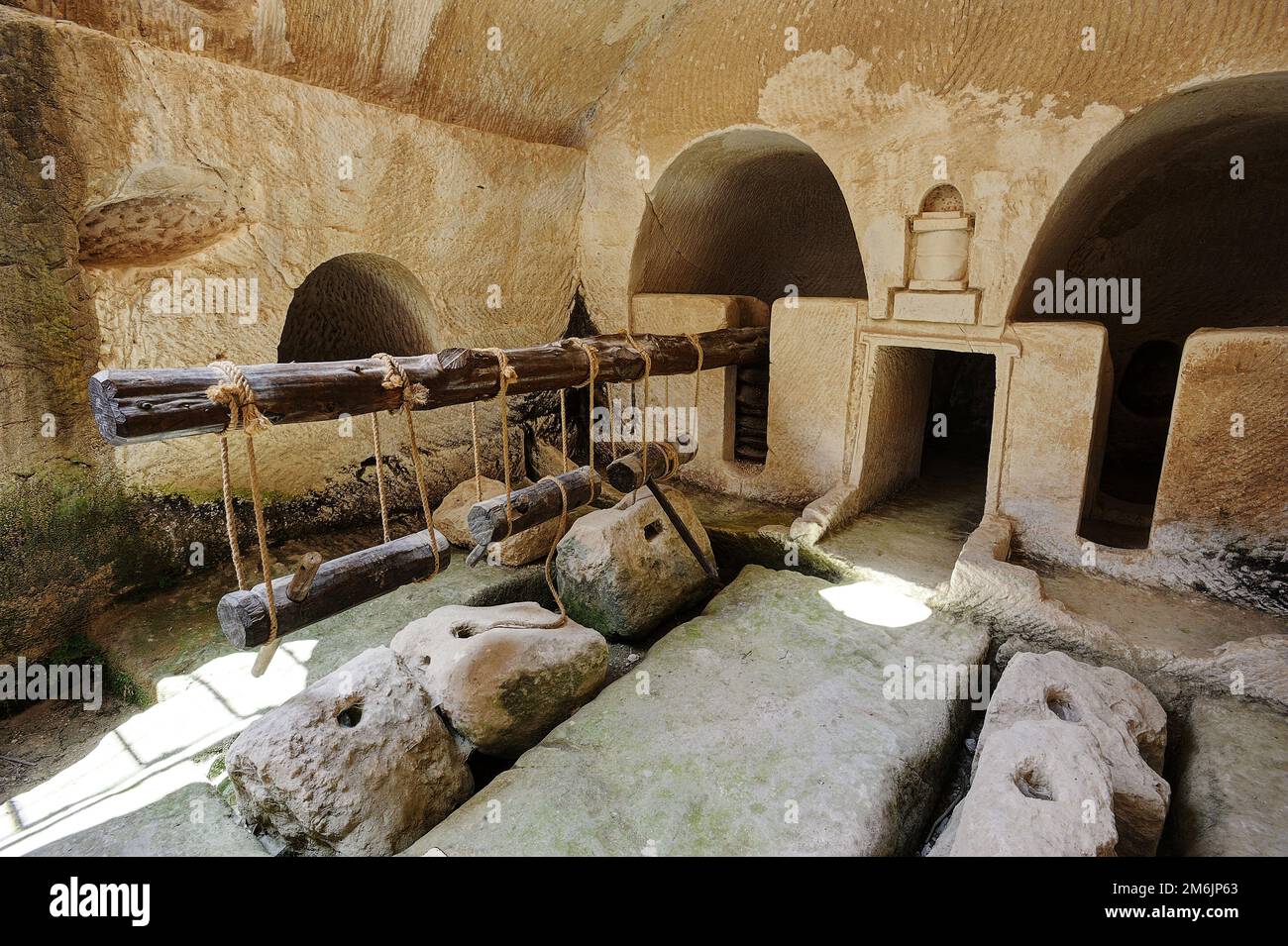 The caves of Beit Guvrin in Israel Stock Photo - Alamy