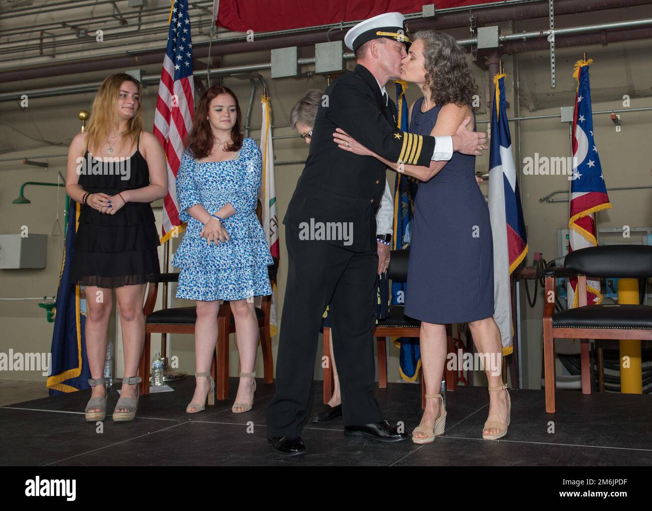 220429-N-GK686-1183 NAVAL AIR STATION SIGONELLA, Italy (Apr. 29, 2022) Capt. Aaron Shoemaker ...