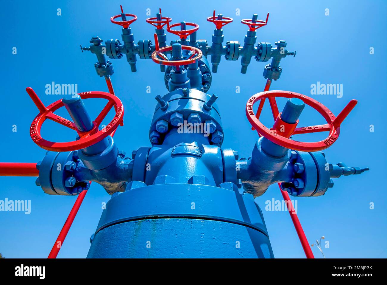 Valve tree (also known as christmas Tree Stock Photo - Alamy