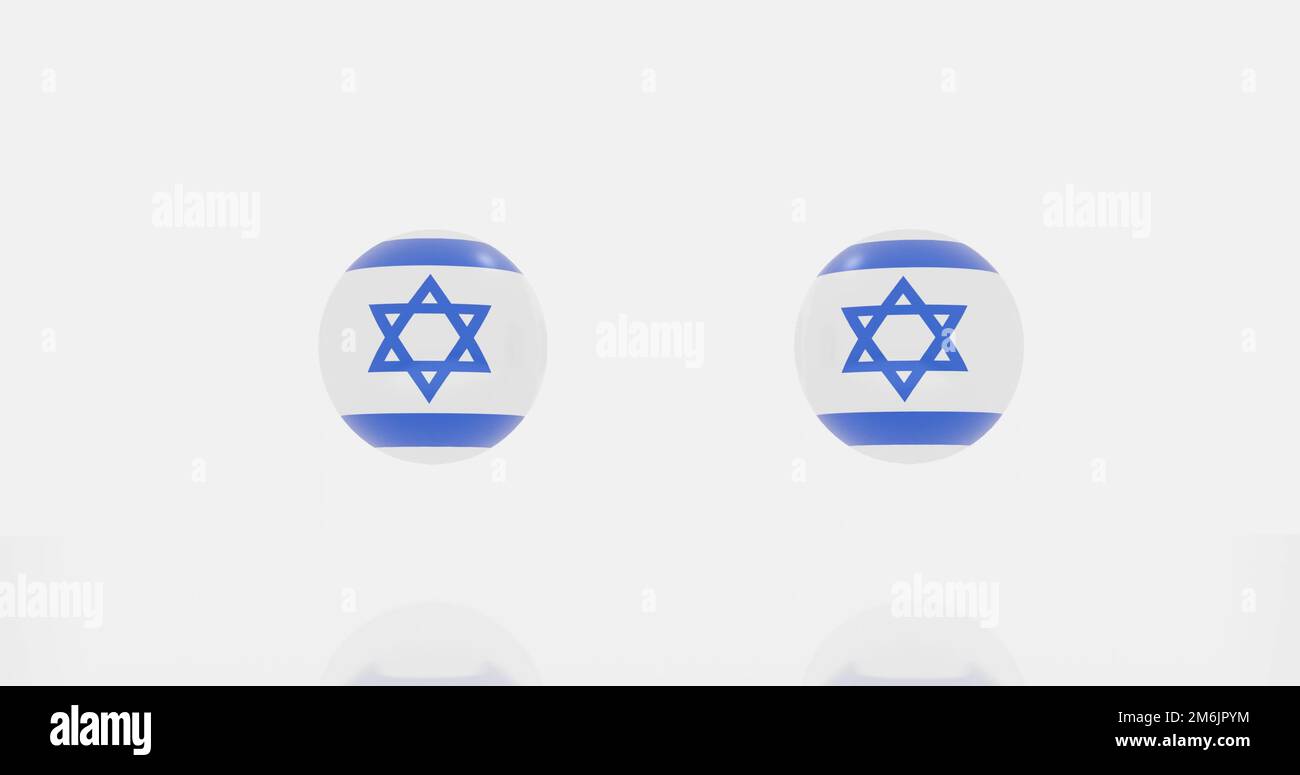 Israel countries flag icon or symbols Stock Photo - Alamy