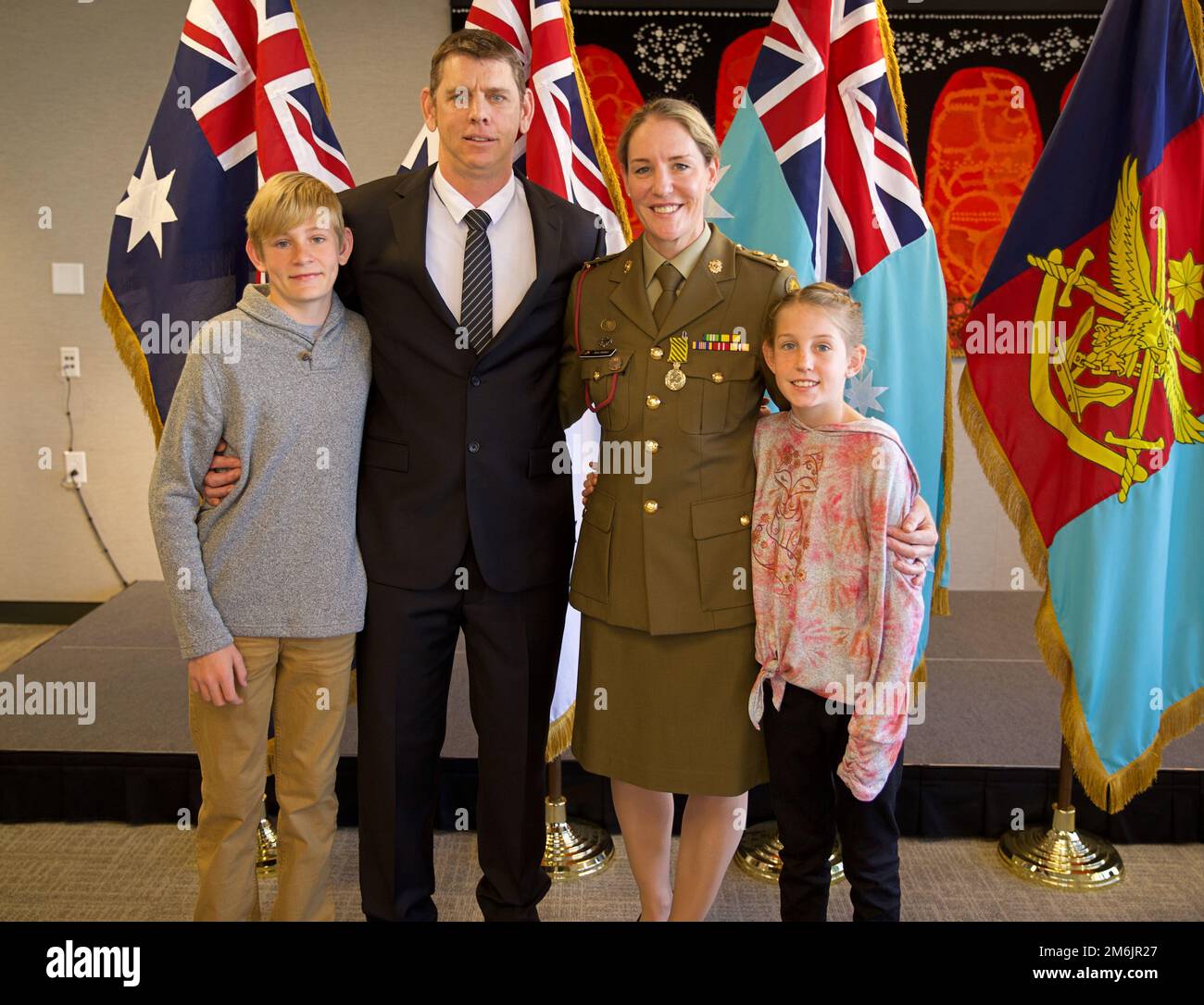 Lt. Col. Sara Molloy, an Australian exchange officer assigned to the ...