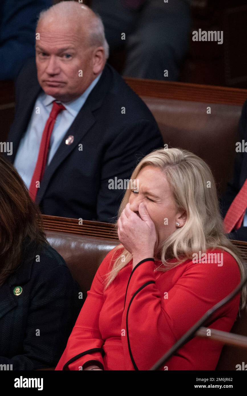 United States Representative Marjorie Taylor Greene (Republican from ...