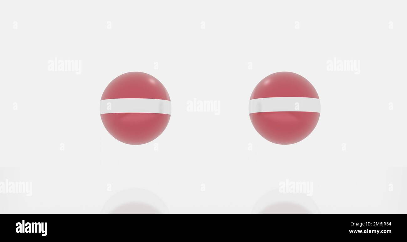 Latvia flag icon or symbols Stock Photo - Alamy